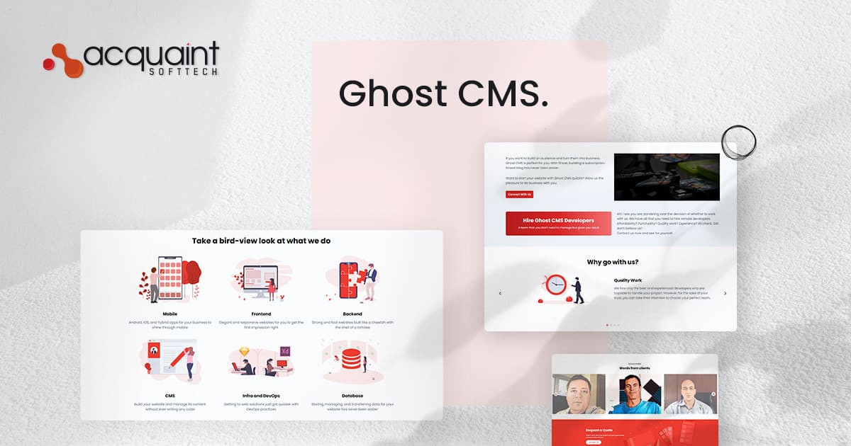 Ghost CMS Development Company, Hire Ghost Developers