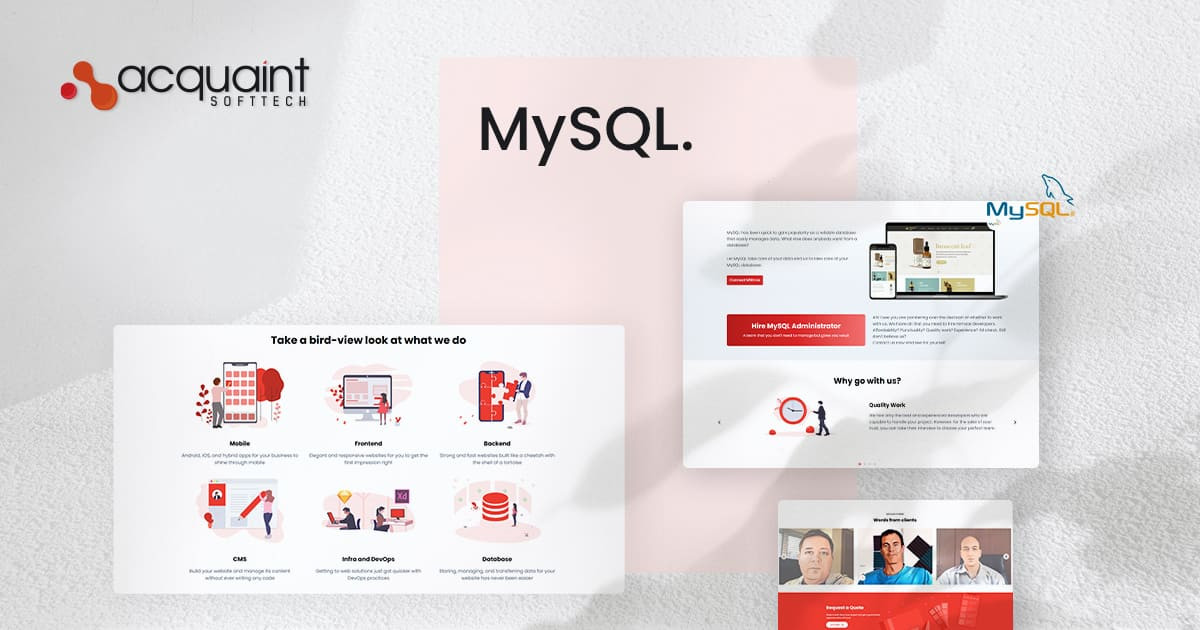 PHP MySQL Development Company, Hire PHP MySQL Developers