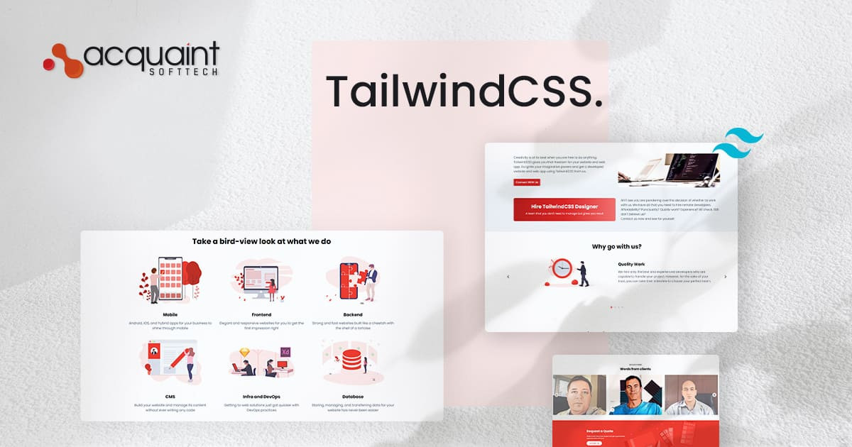 Tailwind CSS Development Company, Hire Tailwind Developers